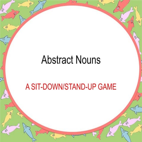Abstract Noun Powerpoint Game | PDF