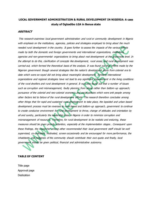 Decentralization and Local Autonomy | PPT