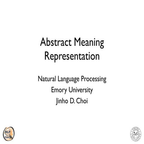 Abstract Meaning Representation Ppt