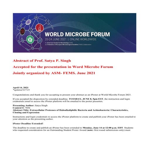 Abstract satya p singh-asm.fems forum.confernce 2021.with acceptance ...