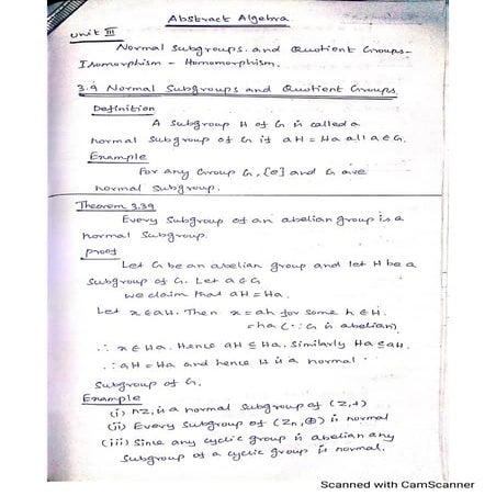 Abstract algebra | PDF