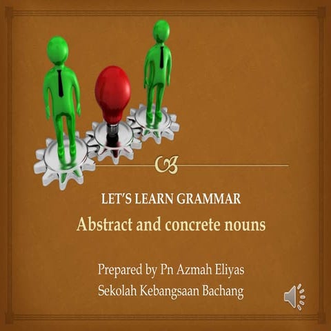 English Year 6 Unit 2 Abstract and concrete nouns | PPT