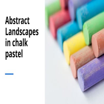 Abstract Chalk Pastel Art project Power Point | PPTX