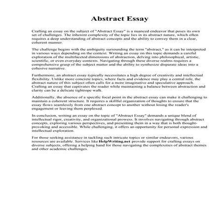Essay Abstract Example.pdf