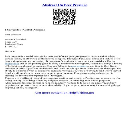 Abstract Essay Topics | PDF