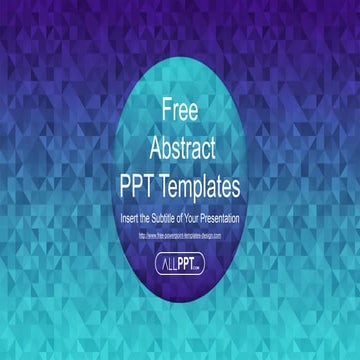 Abstract Geometric Triangle PowerPoint Templates.pptx