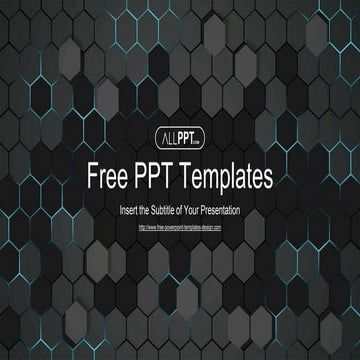 Abstract Hi-Tech Hexagons PowerPoint Templates.pptx