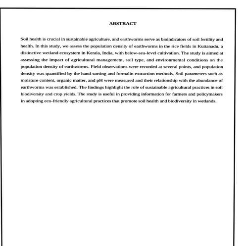 abstract presentation of soil and it hel | PDF