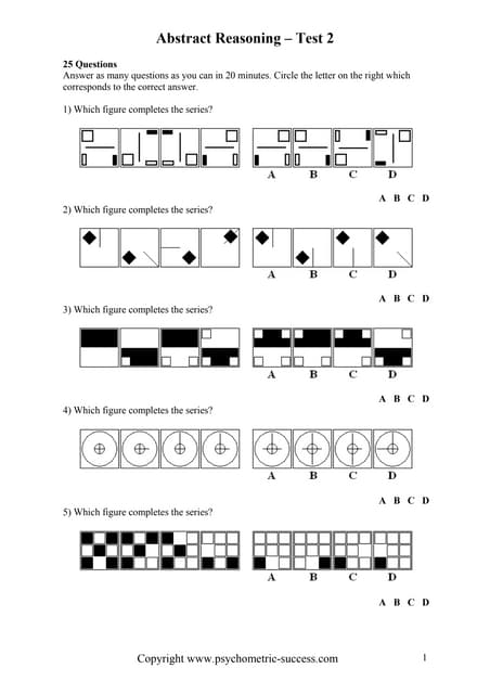 Abstract reasoning | PDF