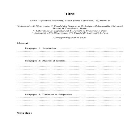 Abstract template | PDF