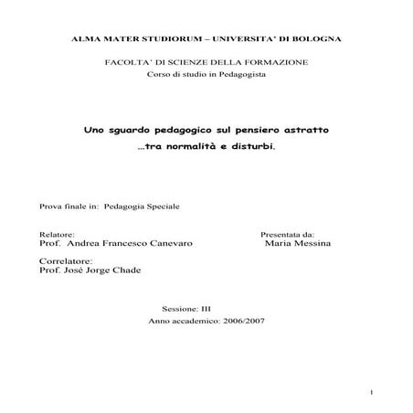 Abstract tesi maria_messina | PDF