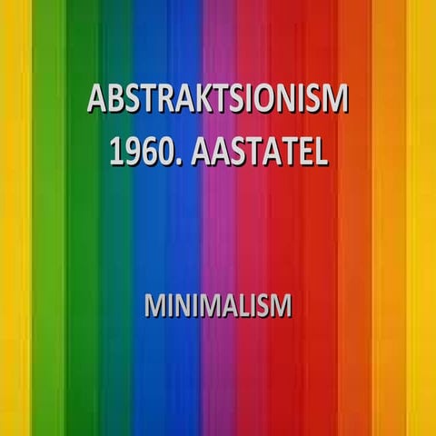 Abstraktsionism1960 | PPT