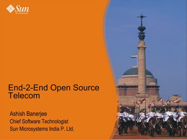 End To End Open Source Telecom Odp