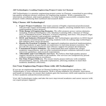 IEEE Expert in Chennai IEEE Expert in Chennai | PDF