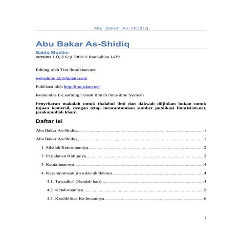 Abu bakar-siddiq | PDF