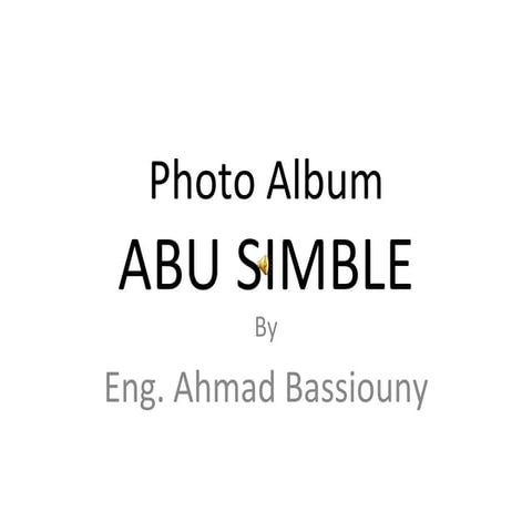 Abu Simble | PPT