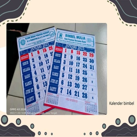 PROMO , CALL WA 0895711100400, Cetak Kalender Terdekat | PDF