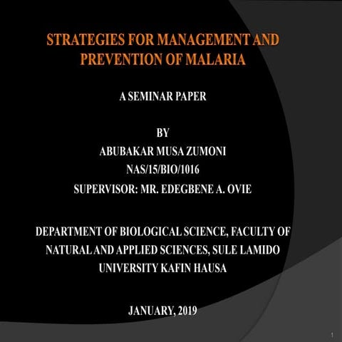 Malaria Control Measures and prevention.pptx