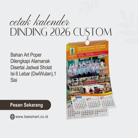 Percetakan Kalender 2026 Termurah Kediri | PDF