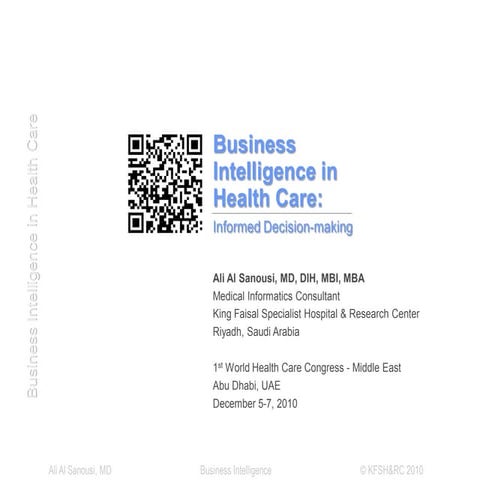 Business Intelligence in Health Care | PDF | Healthcare Industry ...