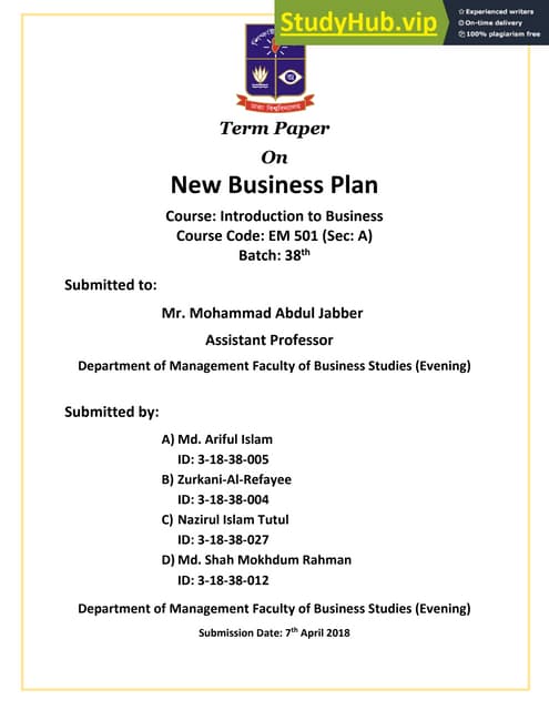 CSEC Business Cognate SBA (Principles of Business & Accounts) SAMPLE | PDF