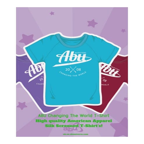 Changing The World ABU T-Shirt! | PDF