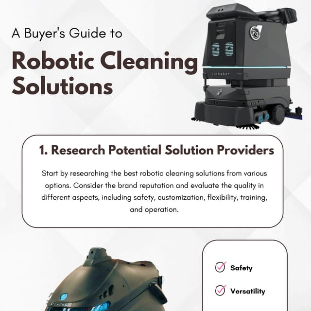 A Buyer's Guide to Robotic Cleaning Solutions. | PDF