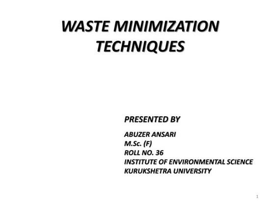 Solid Waste Management | PPT