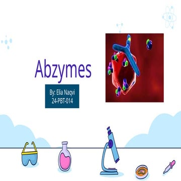 Catabolic antibodies (AbZymes)-ENZYMOLOGY type of enzyme | PPTX