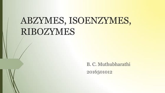 Abzymes | PPT