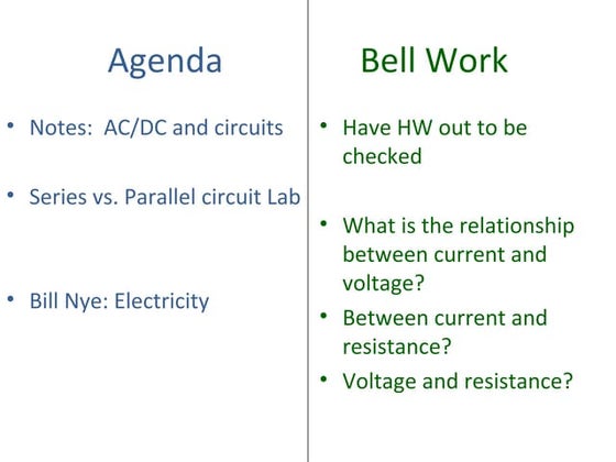 Presentation on electric circuit | PPTX | Computer Networking | Computing