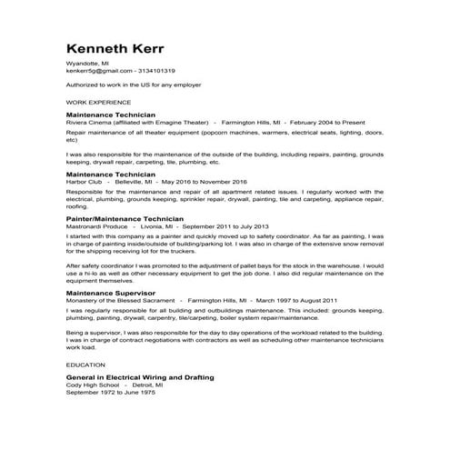 Luis Romero resume | DOC