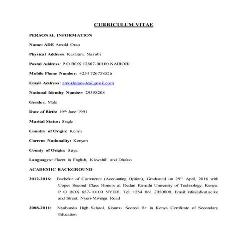 CURRICULUM VITAE paul | DOC