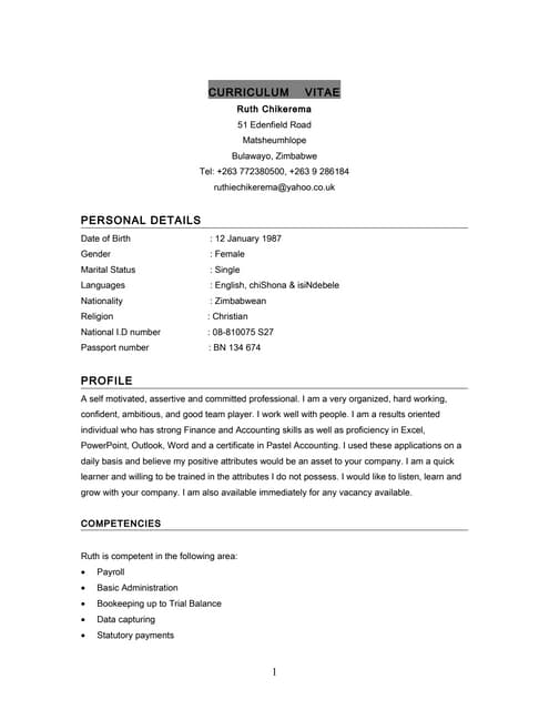 University of Zimbabwe Certificate | PDF