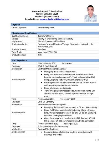 medhat cv 2 | PDF | Business Utilities | Business