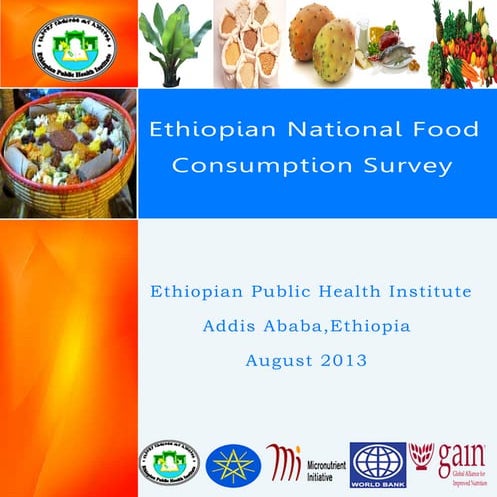 National Food Consumption Survey Report_Ethiopia 2011 | PDF