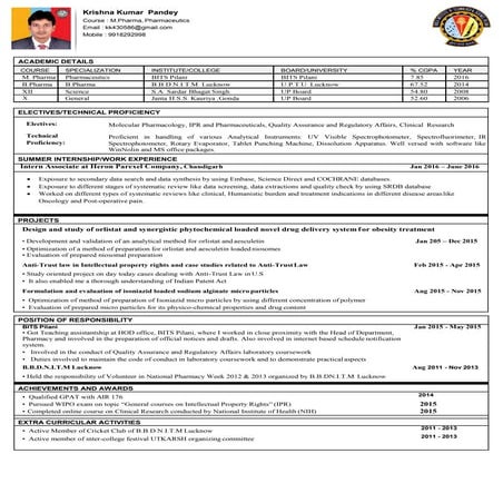 KK resume 7 th aug | PDF