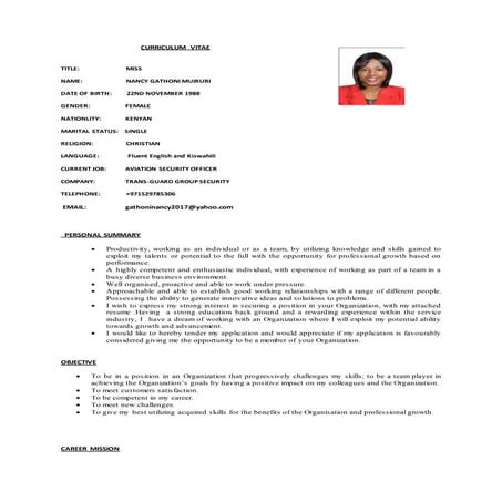 NANCY'S CV | DOCX