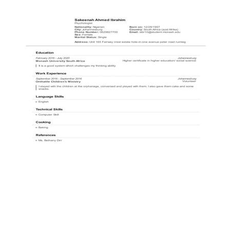 CurriculumVitae (3) | PDF