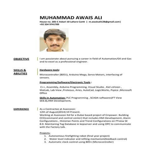 CV_Awais | PDF