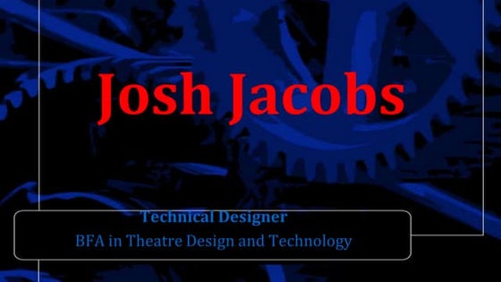 Josh Jacobs presentations