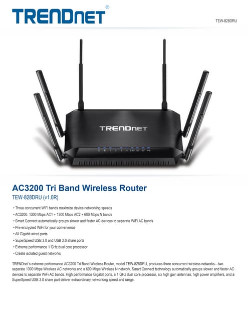 Ac1750 dual band wireless router | PDF