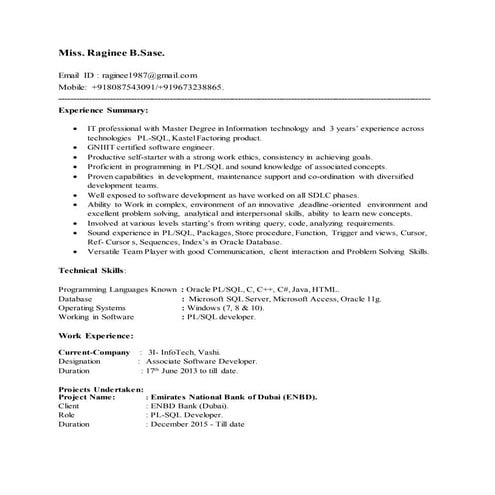 Naresh Kumar_Resume | DOC