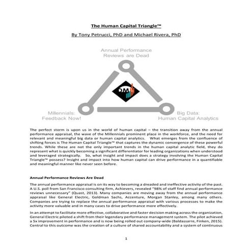 The Human Capital Triangle | PDF