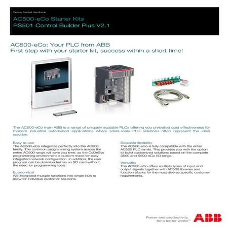 Ac500eco getting started v2.1.0 | PDF