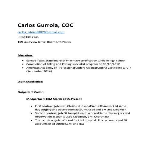Carlos Gurrola Resume 2016 | DOCX