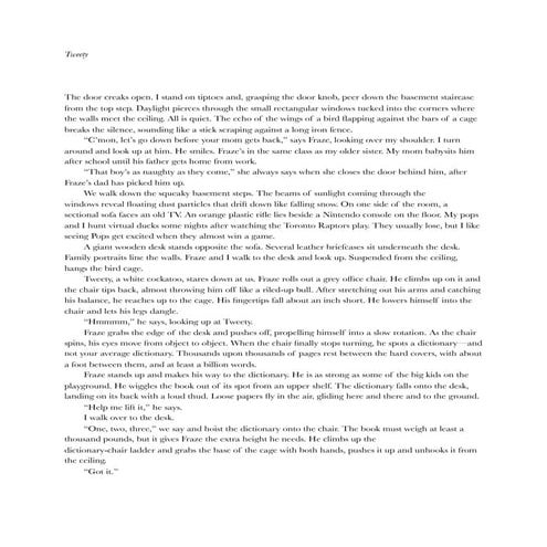 Papa's Parrot Cynthia Rylant | PDF
