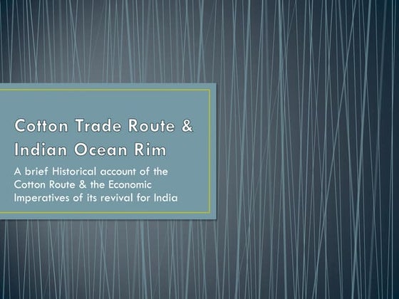 Trade routes in ancient india | PPT