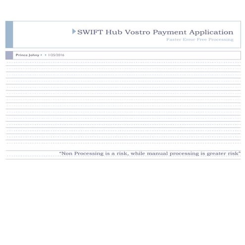 Swift money transfer