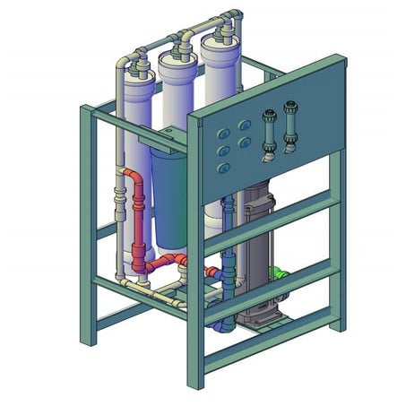 First Pass RO skid Model (1) | PDF